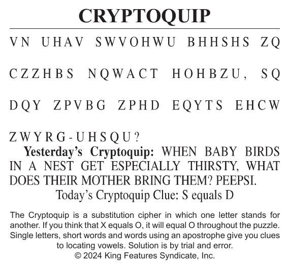 1227 crypto | Cryptoquip | cecildaily.com