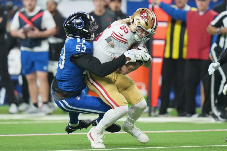49ers' George Kittle misses key game against Bears with ankle injury ...