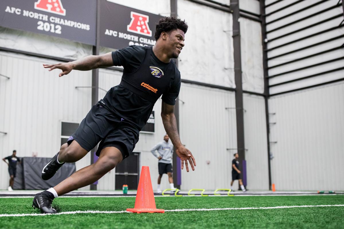 Back to the basics: Ravens QB Lamar Jackson's offseason training ...