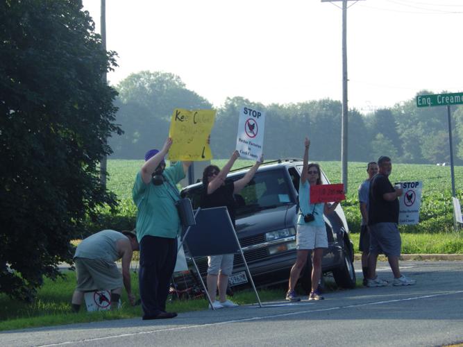 Neighbors hold protest against proposed chicken farm | Spotlight ...