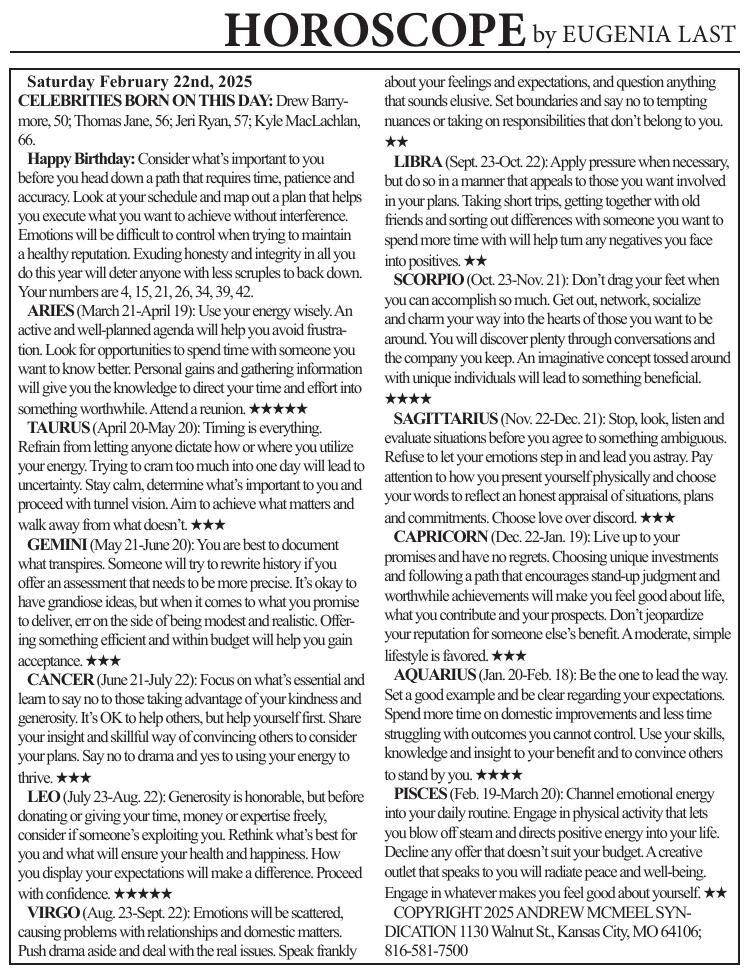 0222 horoscope | Horoscopes | cecildaily.com