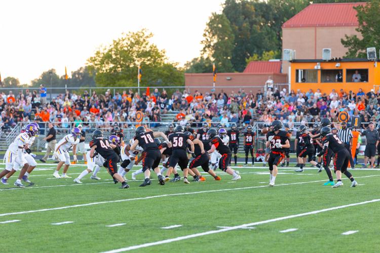 Cleats finally grace new turf field at Rising Sun High School | News ...