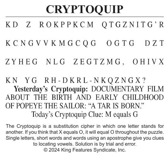 1217 crypto | Cryptoquip | cecildaily.com