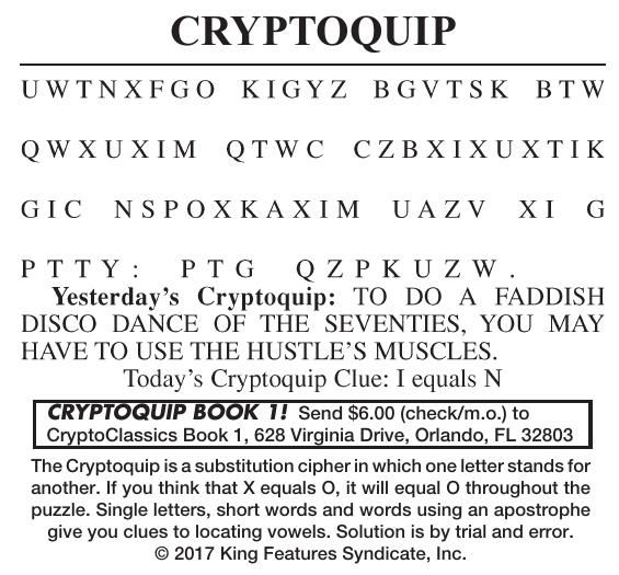 030918 Cryptoquip | Cryptoquip | cecildaily.com