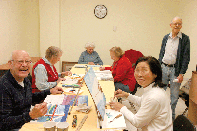 Art for the ages: Weekly classes help local senior citizens tap into ...