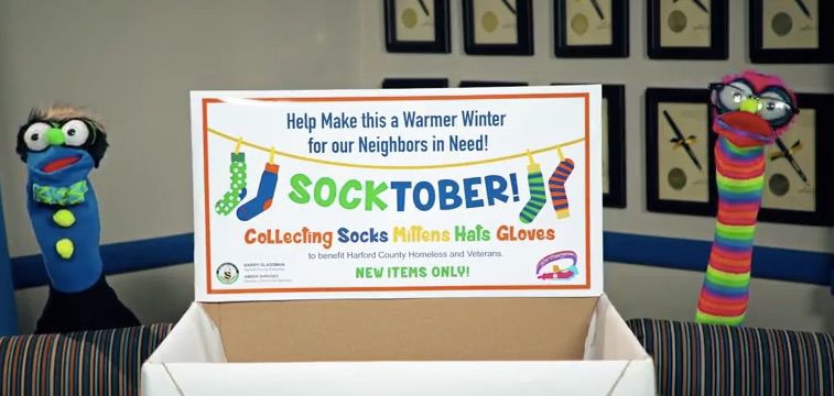Harford County’s “SOCKtober” Donation Drive Nets 3,500 Warm Socks, Hats ...