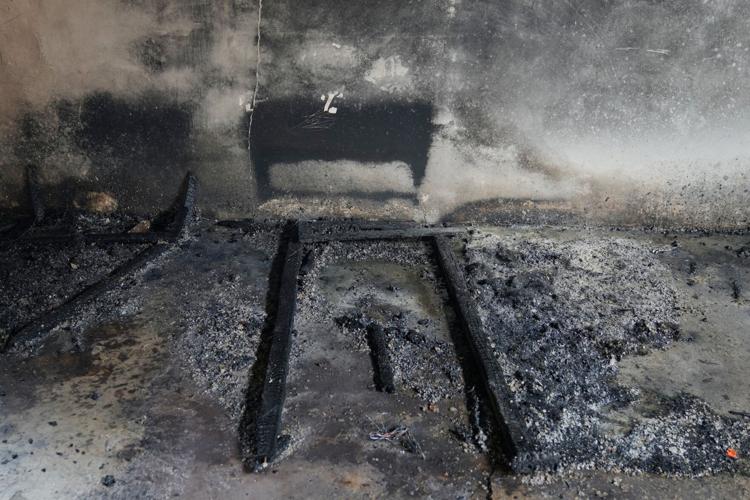Survivors from a burned Sri Lankan nursing home relocate, in photos ...