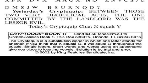 052016 cryptoquip | Cryptoquip | cecildaily.com