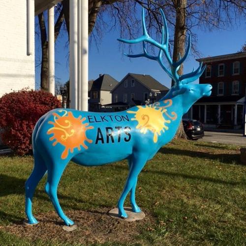 Elkton elk gets a fresh coat of paint | Arts and Culture | cecildaily.com