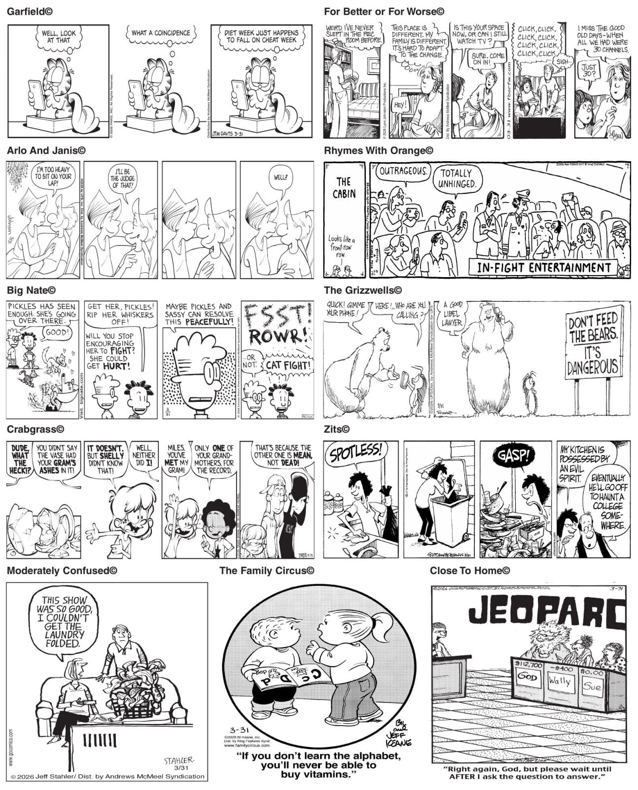 0331 comics | Comics | cecildaily.com