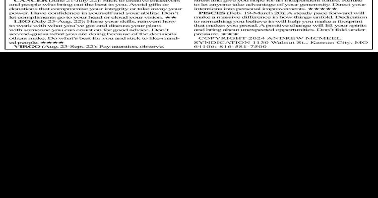 0422 horoscope | Horoscopes | cecildaily.com