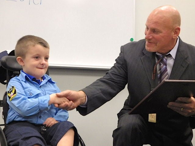 Sheriff swears in 5-year-old deputy for a day | Local News | cecildaily.com