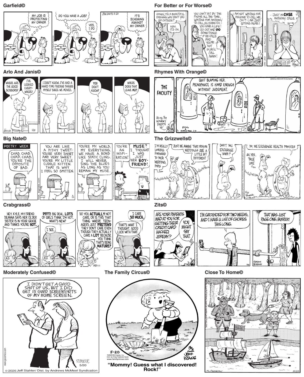 0520 comics | Comics | cecildaily.com
