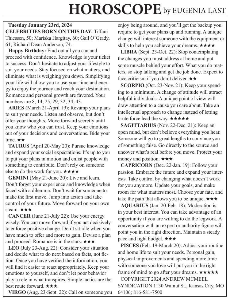 0123 horoscope | Horoscopes | cecildaily.com