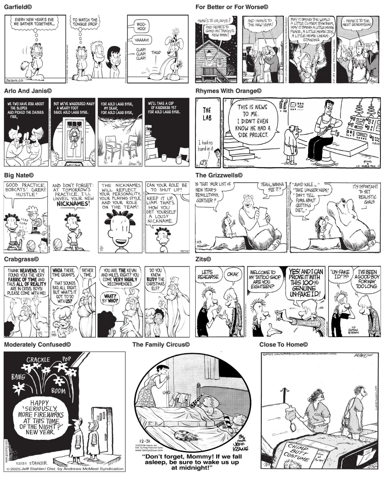 1231 comics | Comics | cecildaily.com