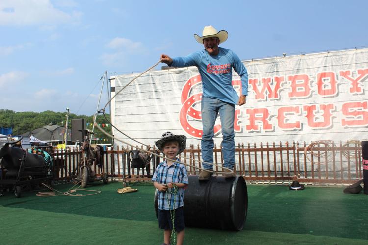 Danny Grant's Cowboy Circus gets crowds engaged at the fair ...