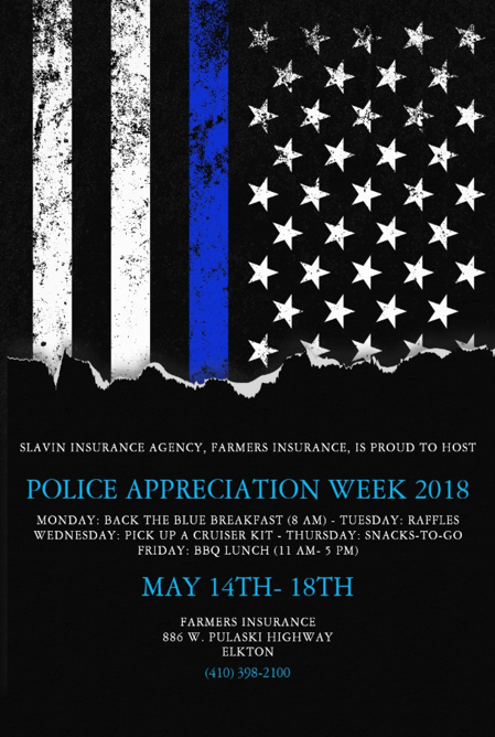 Elkton insurance office holds Police Appreciation Week | Spotlight ...