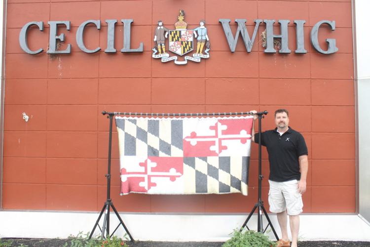 North East artist constructs ‘scalemaille’ Maryland flag | Arts and ...