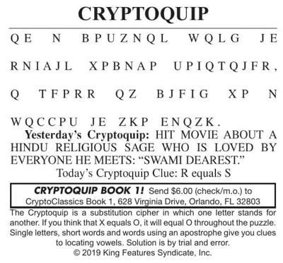 Cryptoquip | cecildaily.com