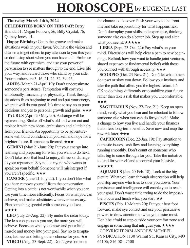 0314 horoscope | Horoscopes | cecildaily.com