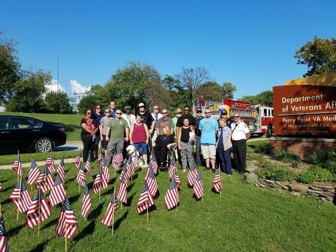 Perry Point flag display highlights vets' suicide prevention ...