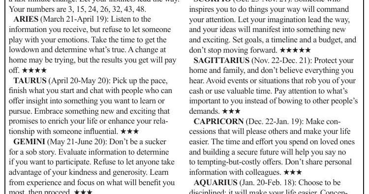 0424 horoscope | Horoscopes | cecildaily.com