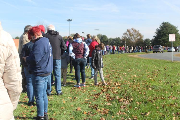 Election Day; long lines, new voters, crochet, and one voter in labor ...