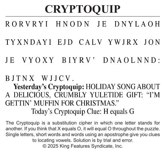 1225 crypto | Cryptoquip | cecildaily.com