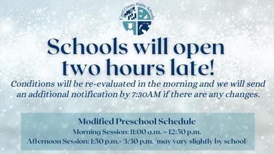 Two hour delay Thursday for Cecil County Public Schools, due to winter ...