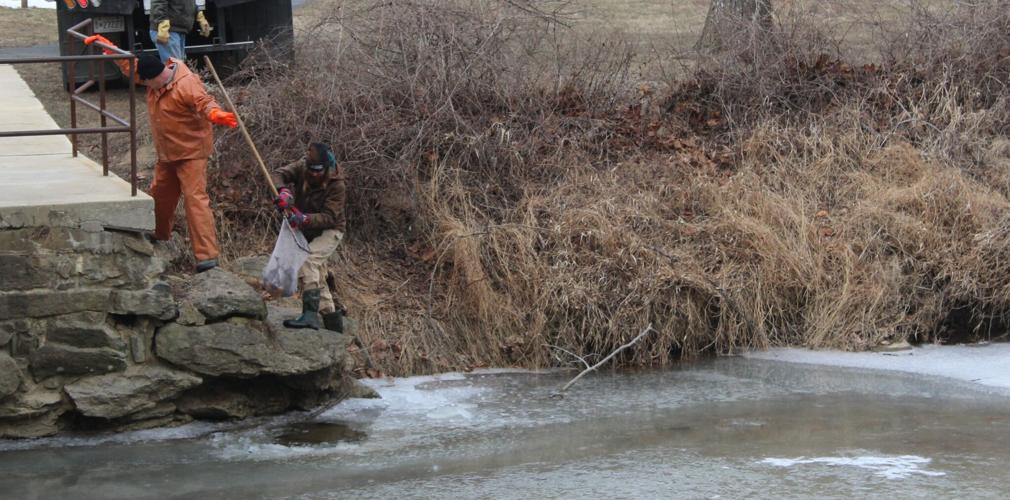 Natural Resources officials stock Big Elk Creek, Howard's Pond with ...
