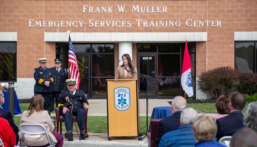 Emergency service training center dedicated to longtime first responder ...