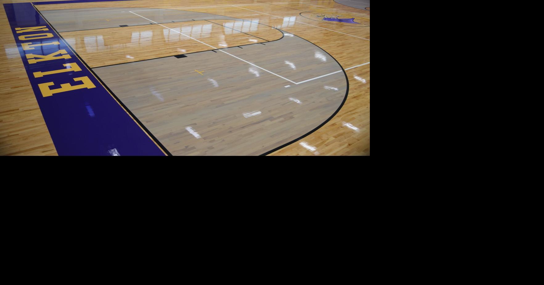 Ceremony dedicates Elkton High School's gym floor renovation | News ...