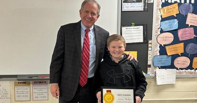 Fifth-grader recognized with Hero Award for saving classmate's life | Local News | cecildaily.com