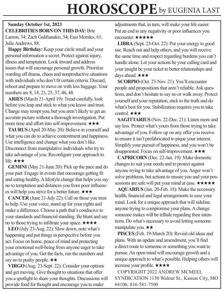 1001 horoscope | Horoscopes | cecildaily.com