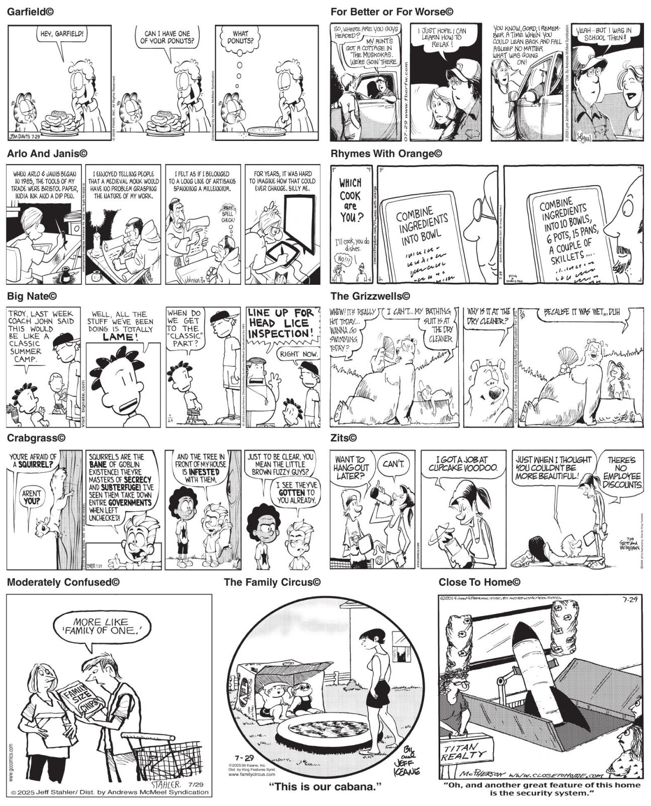 0729 comics | Comics | cecildaily.com