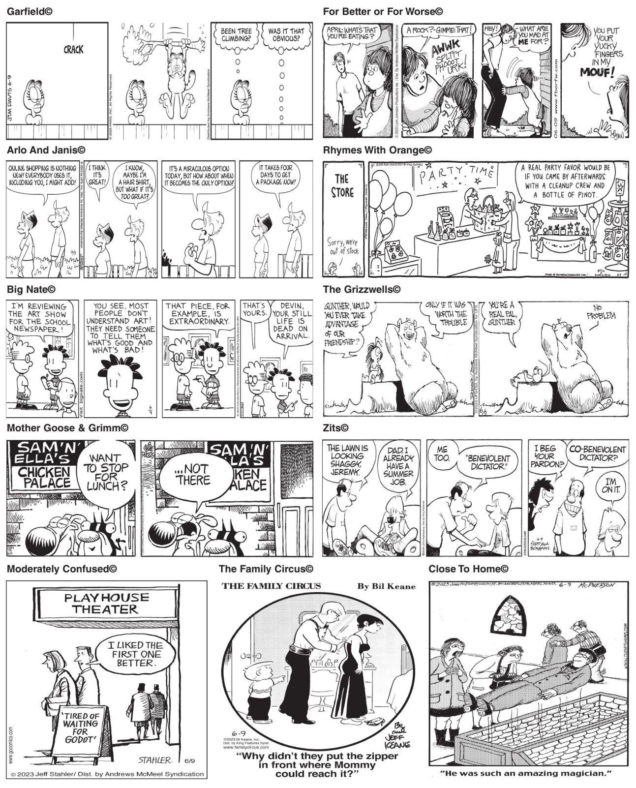 0609 comics | Comics | cecildaily.com