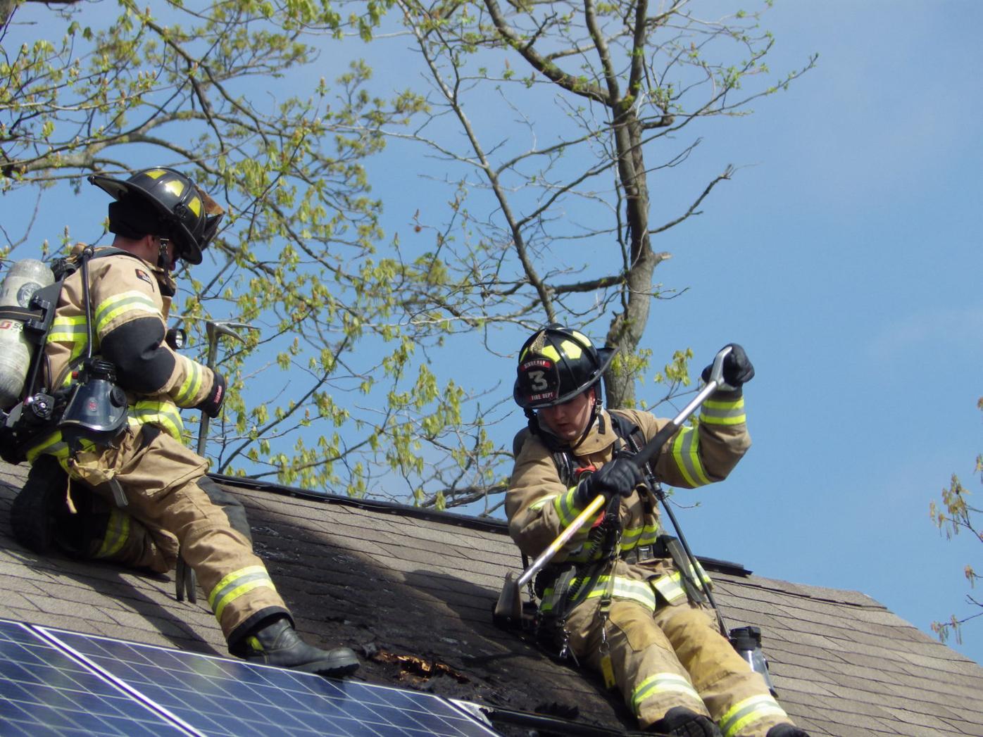 Malfunctioning solar panels torch roof of Elkton home | Local News ...