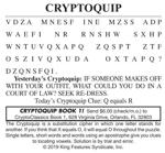Cryptoquip | cecildaily.com