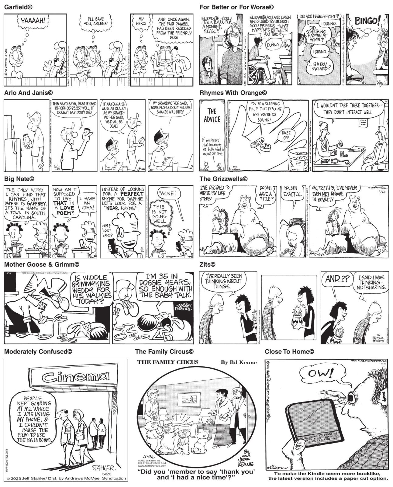 0526 comics | Comics | cecildaily.com