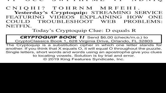 0501 crypto | Cryptoquip | cecildaily.com