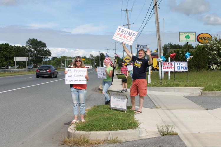 Locals show up for local businesses; ReOpen Maryland protests come to ...