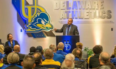 Delaware introduces Danny Rocco as head football coach | Colleges ...