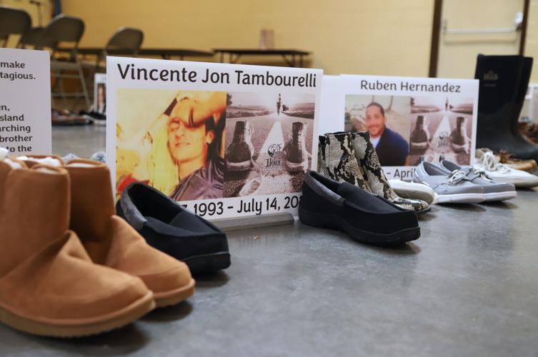 With rows of empty shoes, Newark nonprofit illustrates the toll of ...
