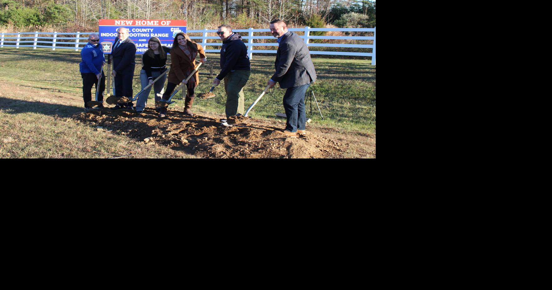 County leaders break ground on new shooting range | Local News ...