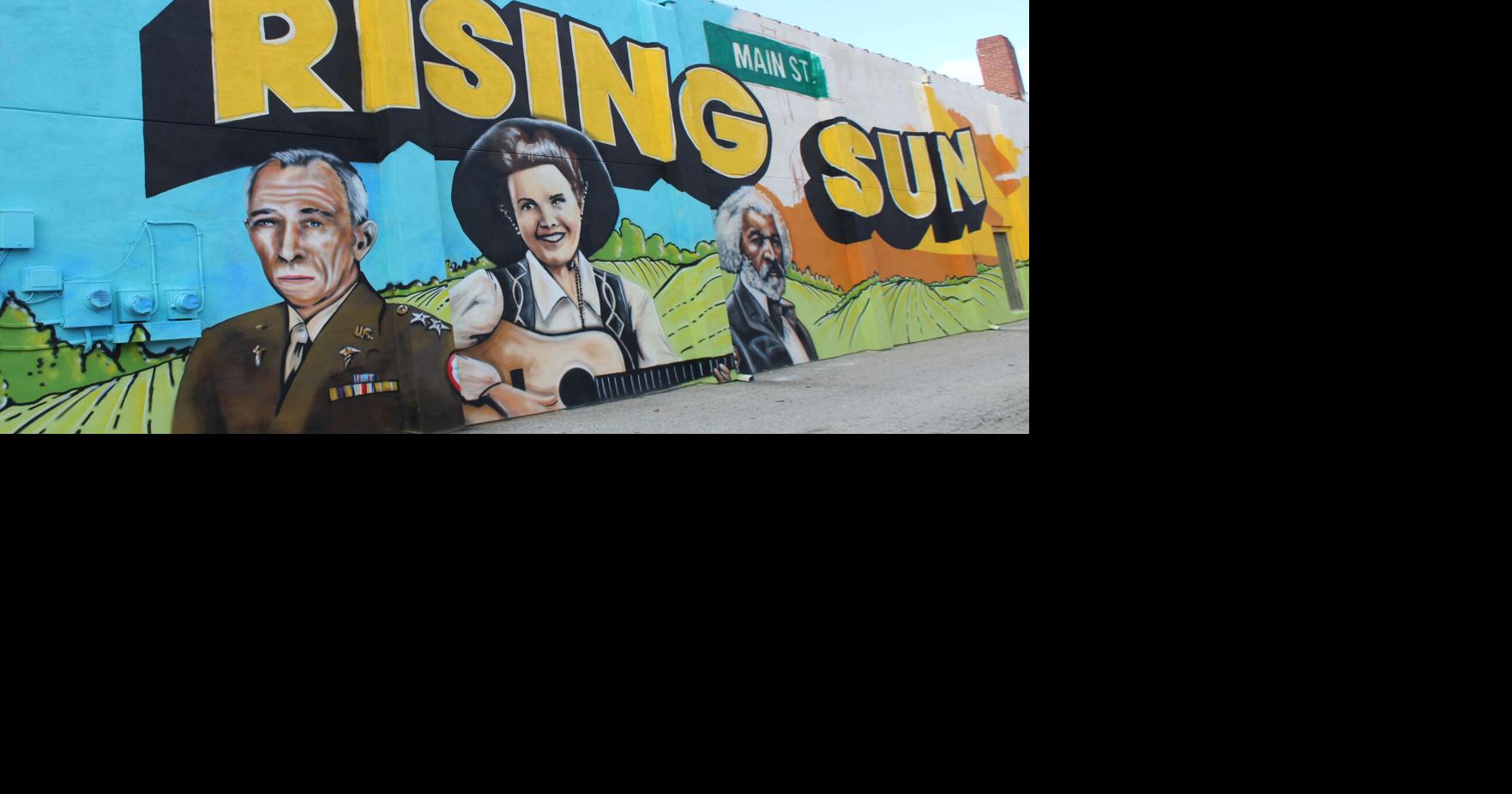 Rising Sun mural is just about finished | News | cecildaily.com
