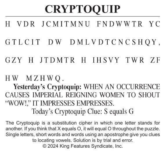 1109 crypto | Cryptoquip | cecildaily.com