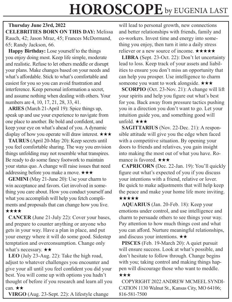 0623 horoscope | Horoscopes | cecildaily.com