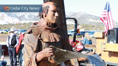 New metalwork statues at Iron Springs Resort depict key figures in area ...