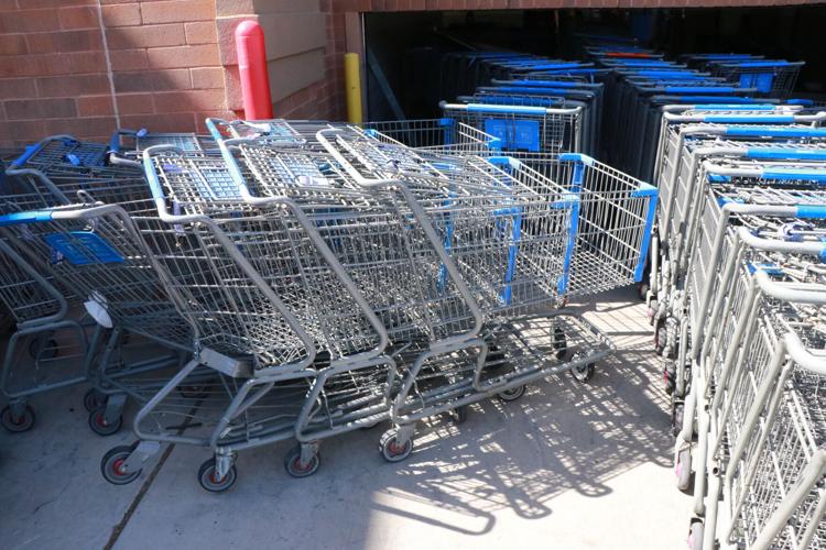 Driver Has Medical Episode Crashes Into Parked Car Shopping Carts At