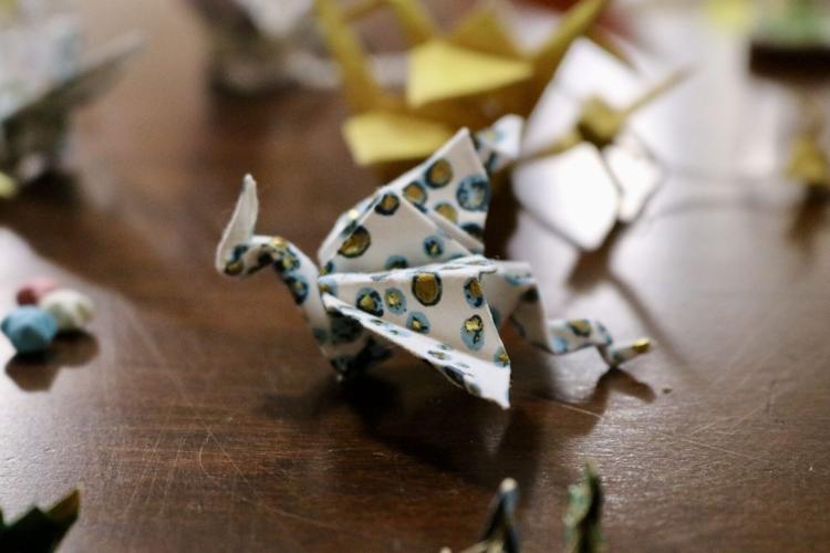 Check out these paper crane creations: This Hurricane artist turns ...